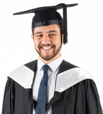 University of Queensland Pearl White Bachelor Hood | The Gown Chick