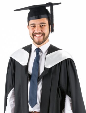 University of Queensland Pearl White Bachelor Hood | The Gown Chick