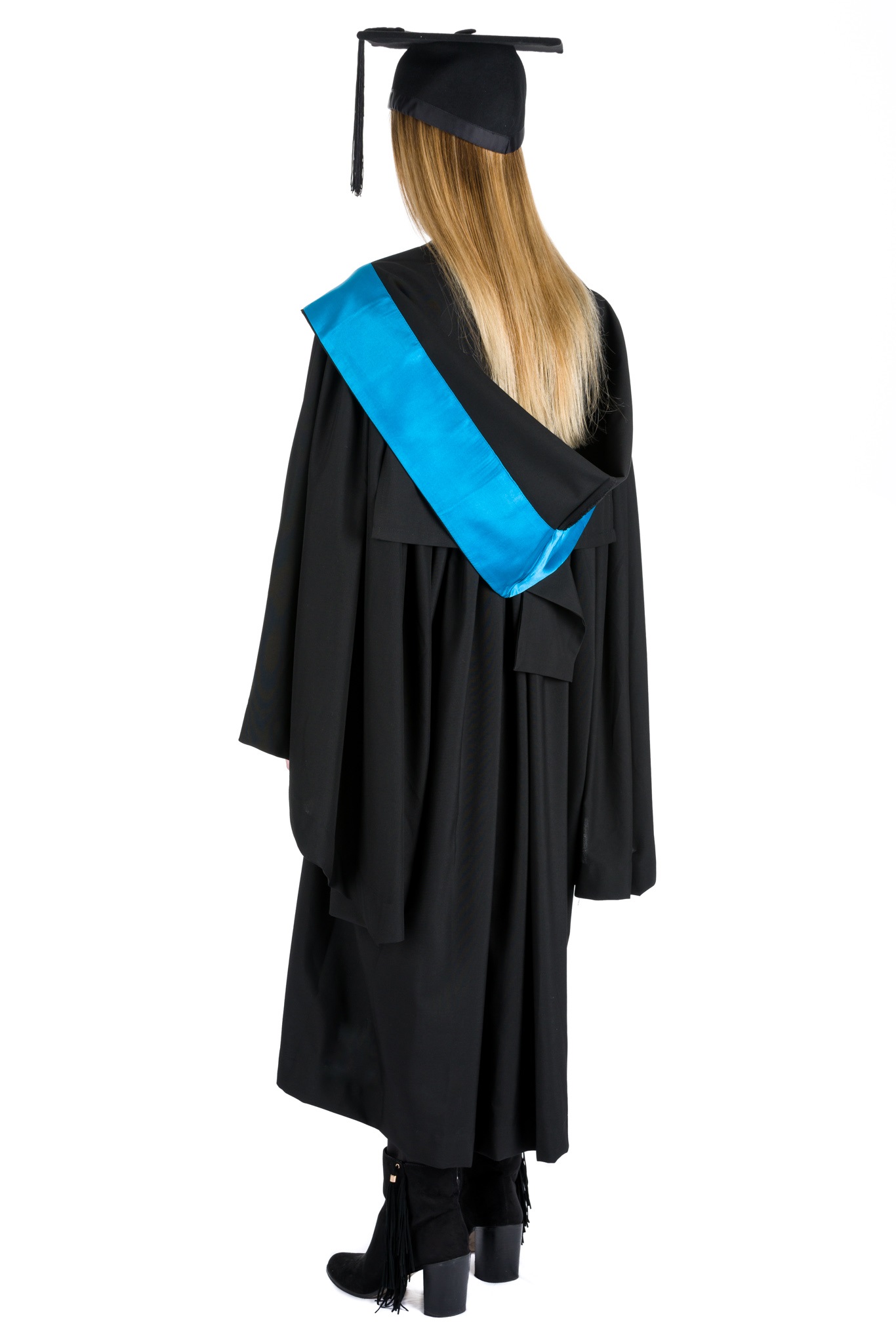 Bachelor Teal Hood Graduation Academic Dress | The Gown Chick