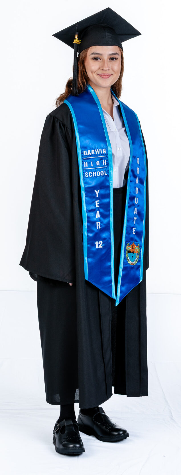 GRADUATION STOLES Two Colour, V EdgeHigh School to Adult | The Gown Chick