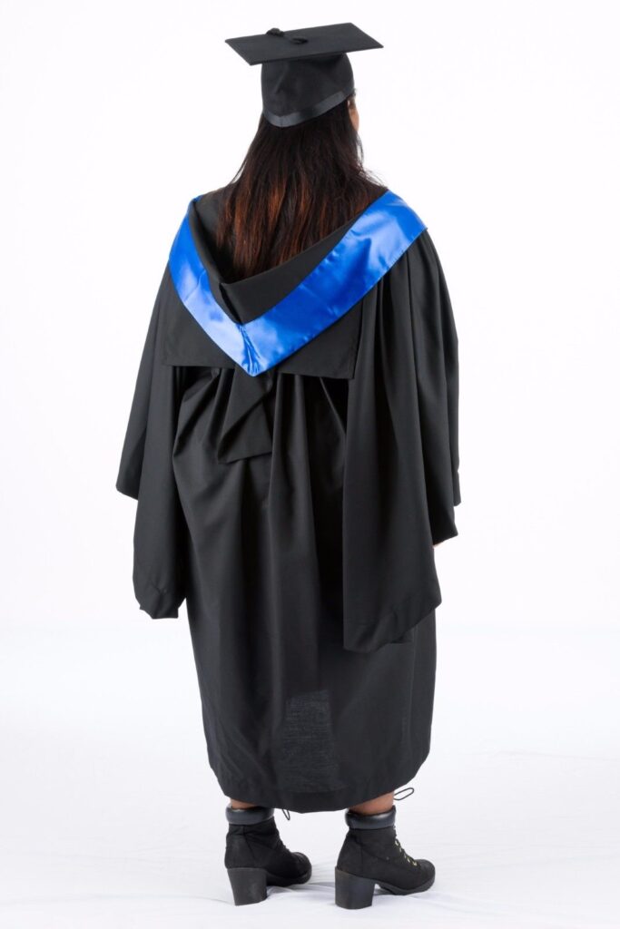 Bachelor Blue Hood Graduation Academic Dress | The Gown Chick